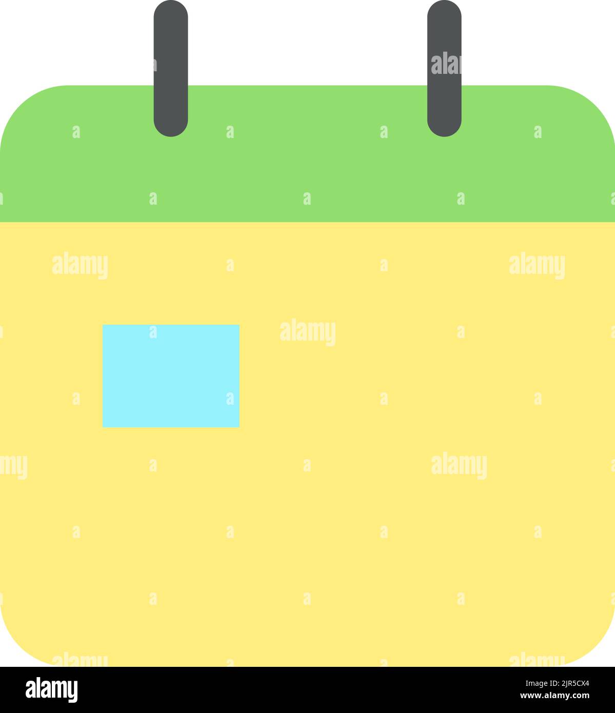 Calendar flat color ui hi-res stock photography and images - Alamy