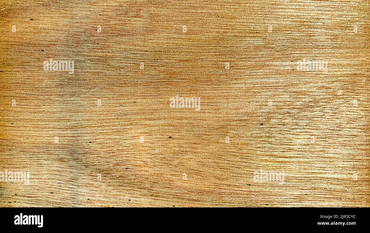 Closeup of brown wooden desk background. Copy space Stock Photo - Alamy
