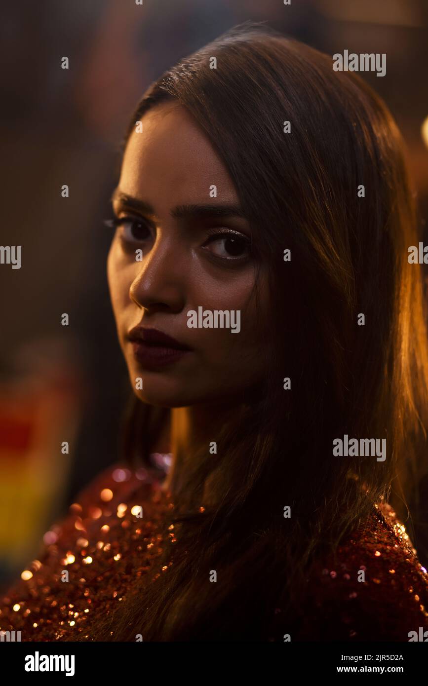 Woman face night side hi-res stock photography and images - Alamy