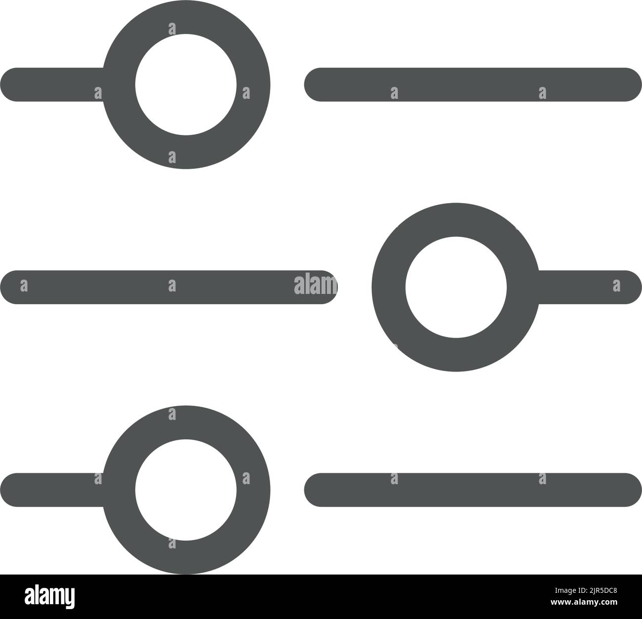 Icon adjustments control hi-res stock photography and images - Alamy