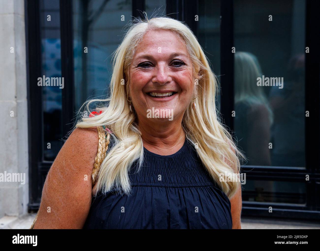 London, UK. 22nd Aug, 2022. Broadcaster Vanessa Feltz. Conservative ...