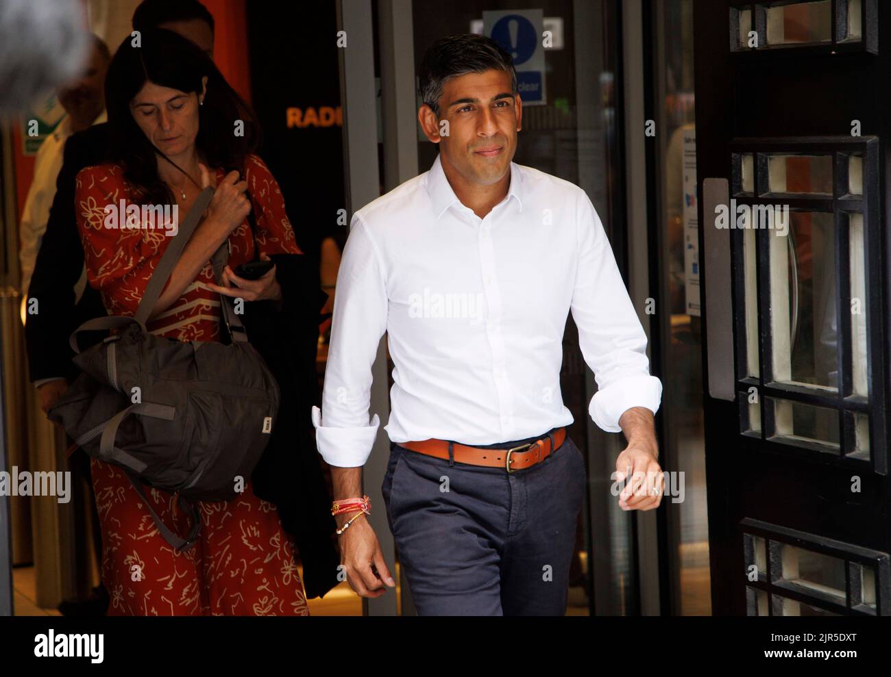 London, UK. 22nd Aug, 2022. Conservative Leadership candidate, Rishi ...