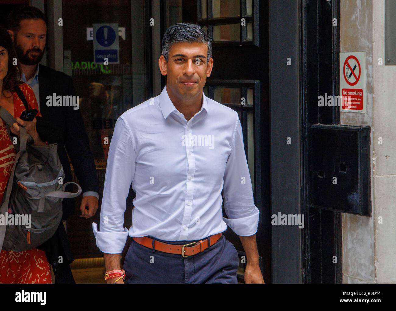 London, UK. 22nd Aug, 2022. Conservative Leadership candidate, Rishi ...