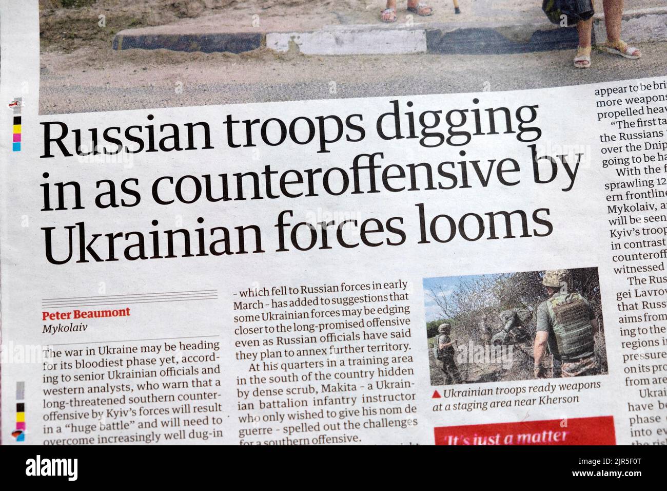 'Russian troops digging in as counteroffensive by Ukrainian forces ...