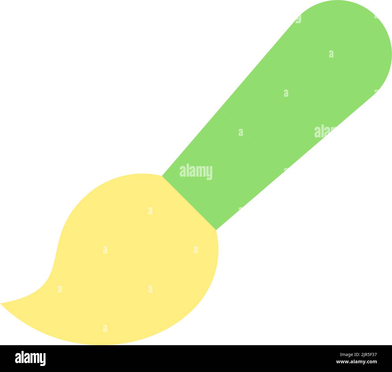 Brush flat color ui icon Stock Vector Image & Art - Alamy