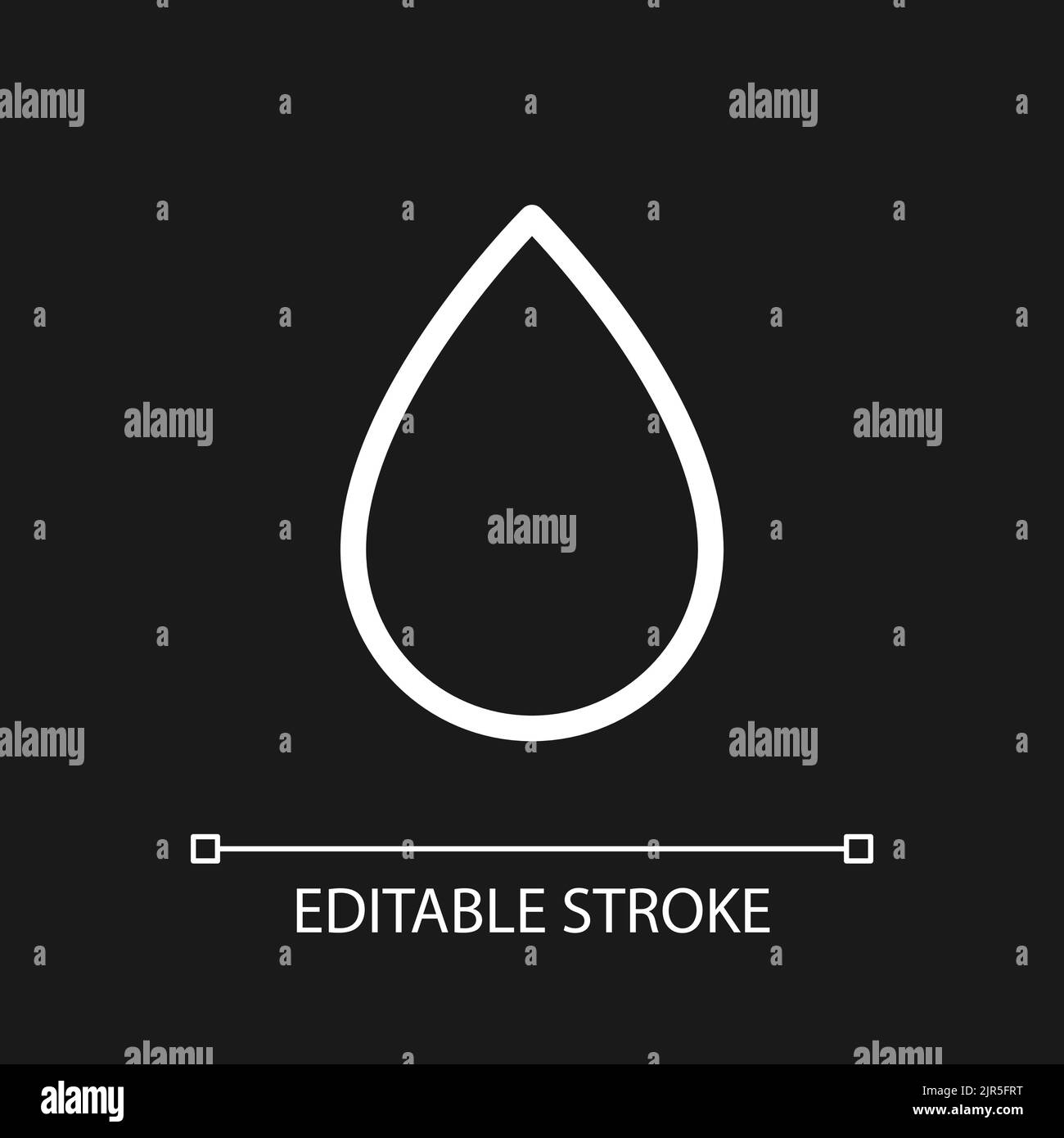 Blur pixel perfect white linear ui icon for dark theme Stock Vector Image & Art - Alamy