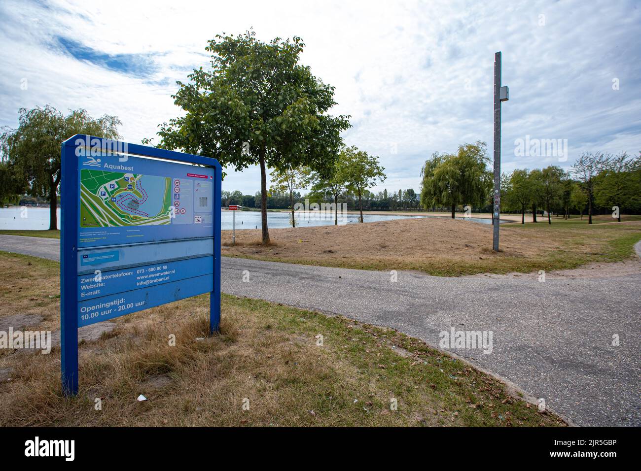 Eindhoven, Netherlands, 2022-08-22 13:11:30 BEST - The site of Aquabest ...