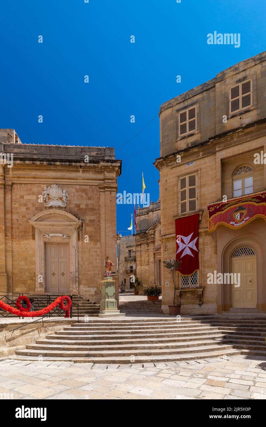 A typical view on Valetta, the capital of Malta and UNESCO world ...
