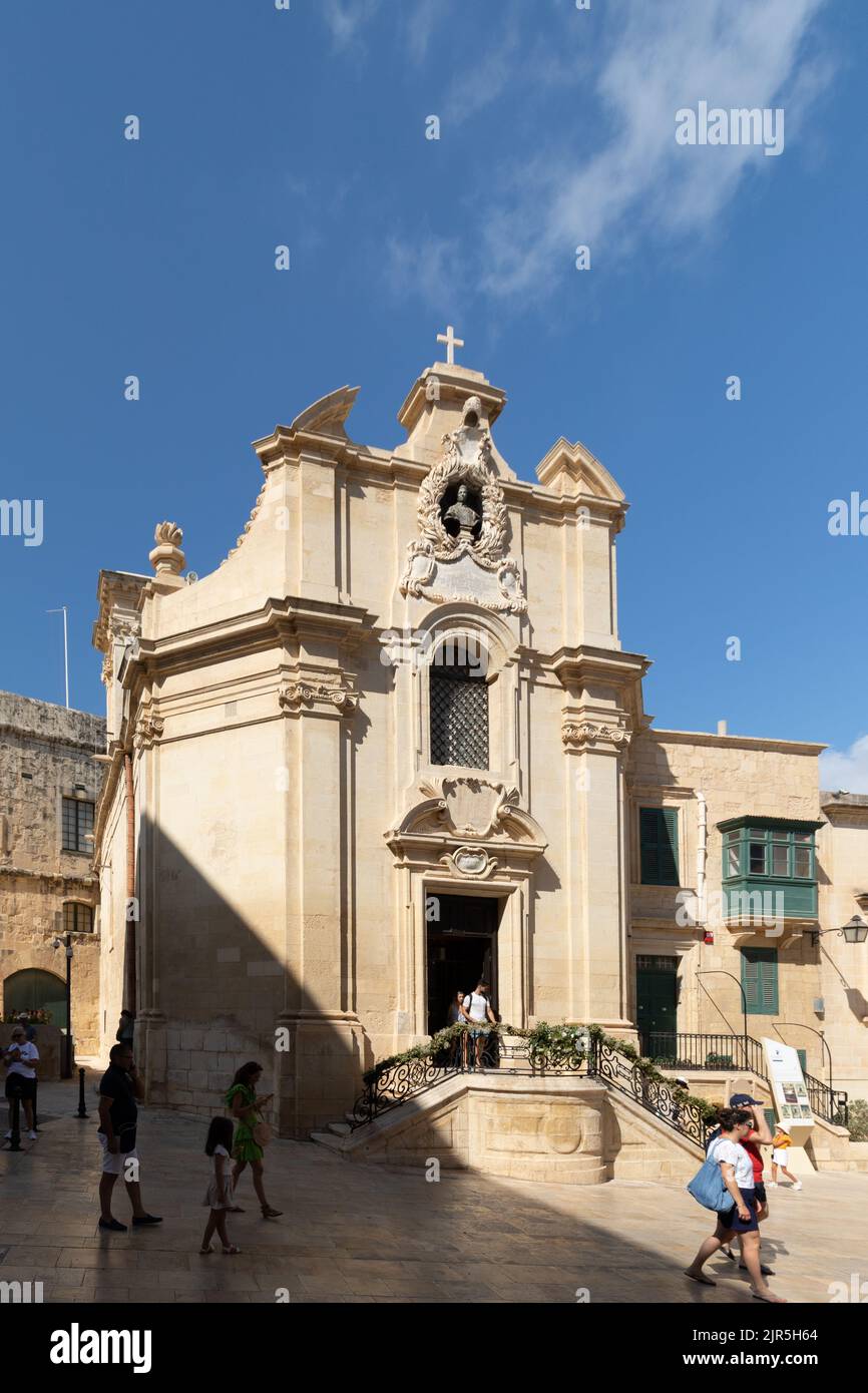 A typical view on Valetta, the capital of Malta and UNESCO world ...