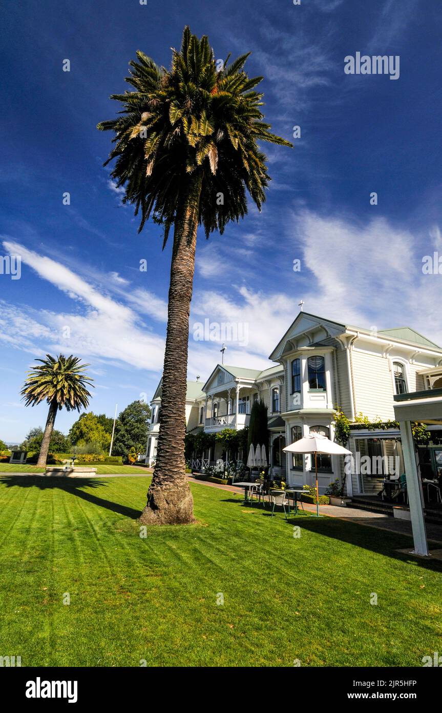 In the large gardens surrounding New Zealand's oldest winery and ...