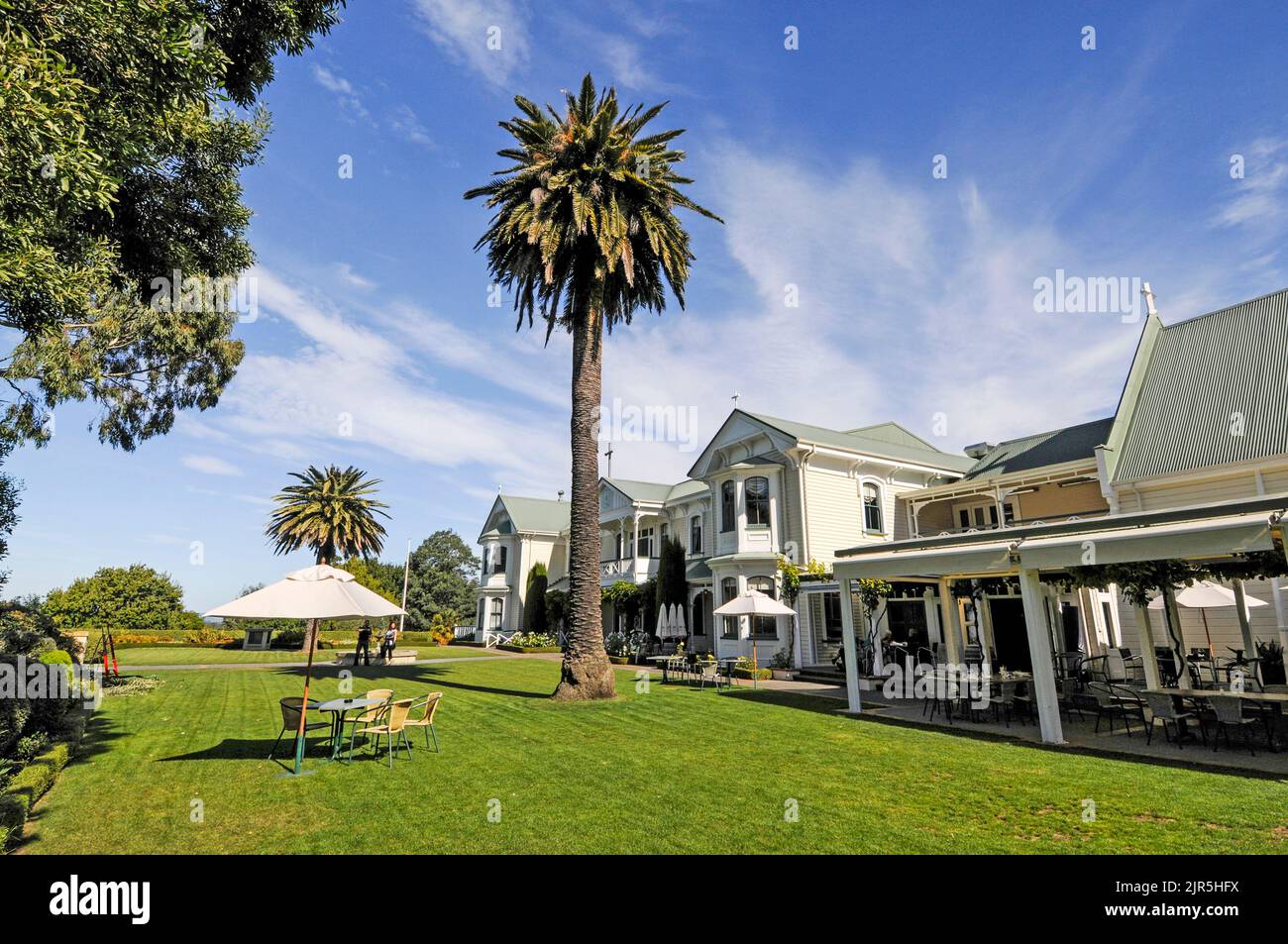 In the large gardens surrounding New Zealand's oldest winery and ...