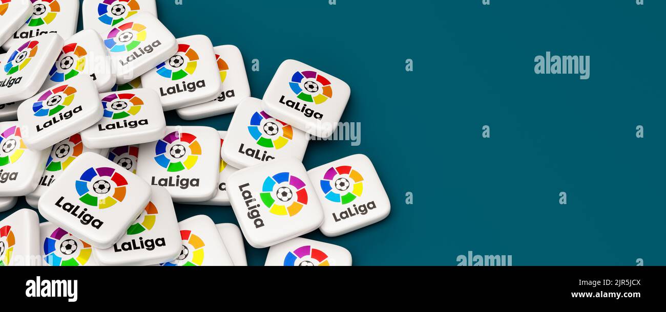 Guilherand-Granges, France - August 22, 2022. LaLiga santander of Spain ...