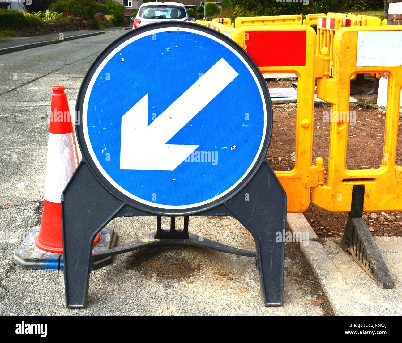 Directional Road Sign Stock Photo - Alamy