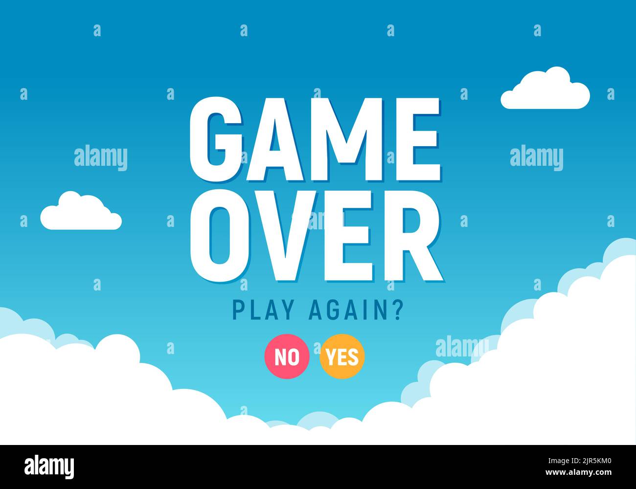 Game over vector video game screen background. Geometric game over ...