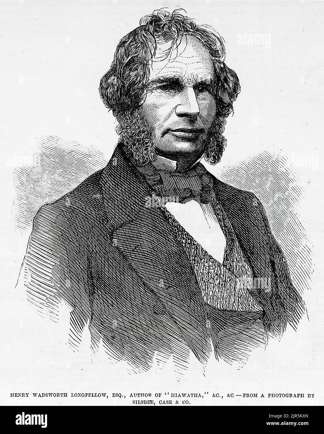 Portrait of Henry Wadsworth Longfellow, author of "Hiawatha," etc ...