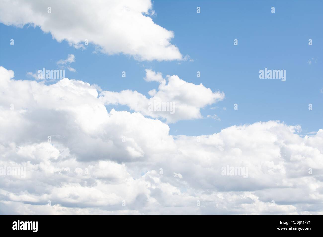 Blue sky with cumulus Stock Photo - Alamy