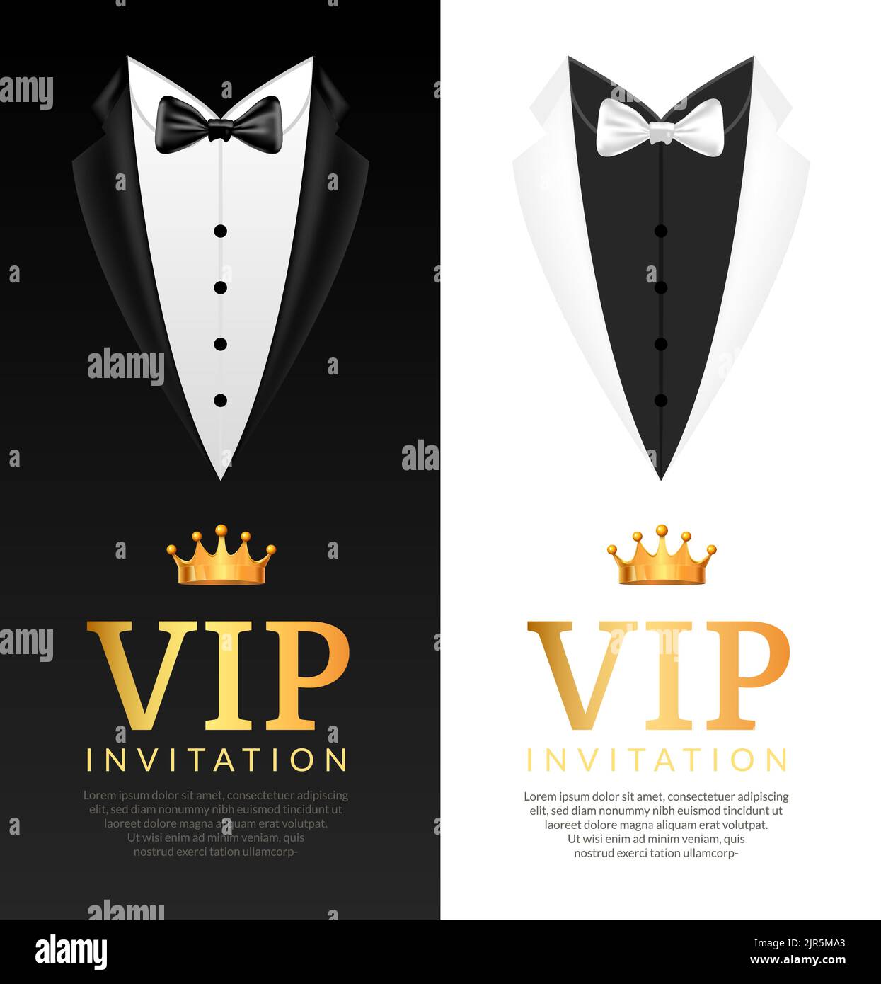Vip Invitation event Bow Tie background. Gentleman business vip card ...