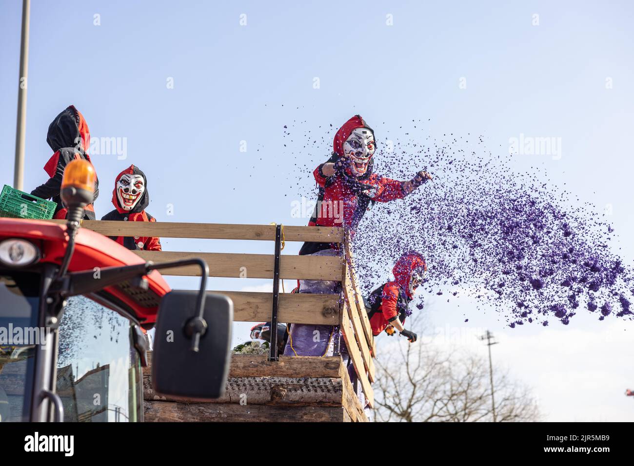 Fasnacht in Liestal Brauchtum Fasching Waggis Karneval Tradition Stock ...