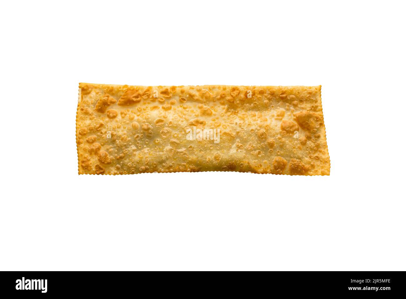 fried pastel, traditional brazilian snack isolated on white background ...