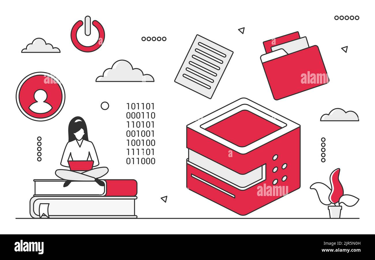 Paper printer machine. Professional office copier, documents scanner ...