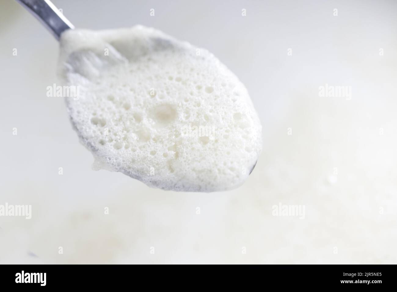 glass of whole cream milk, Cream of milk Stock Photo - Alamy