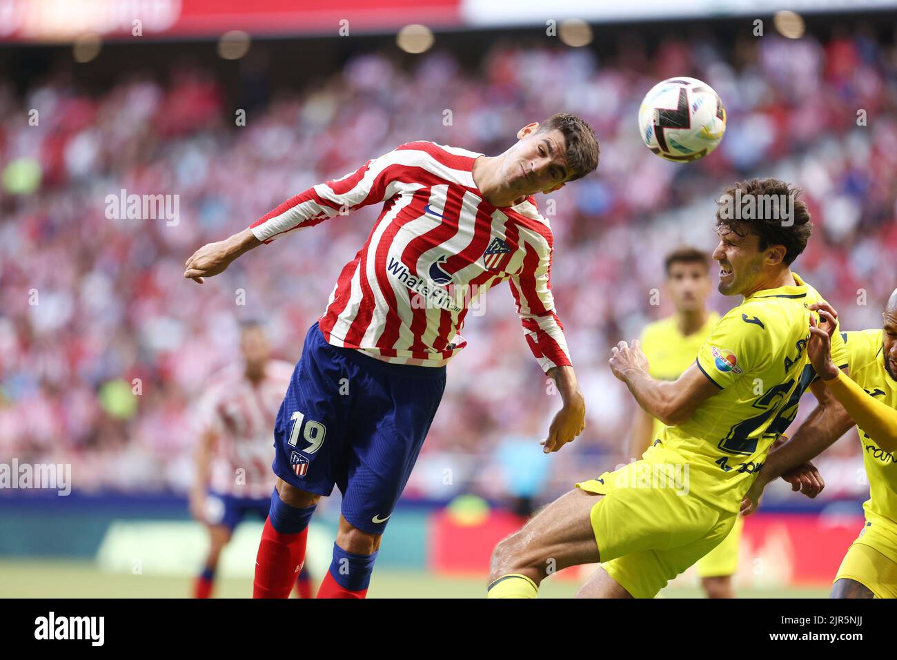Alvaro Morata of Atletico de Madrid during the Spanish championship La ...