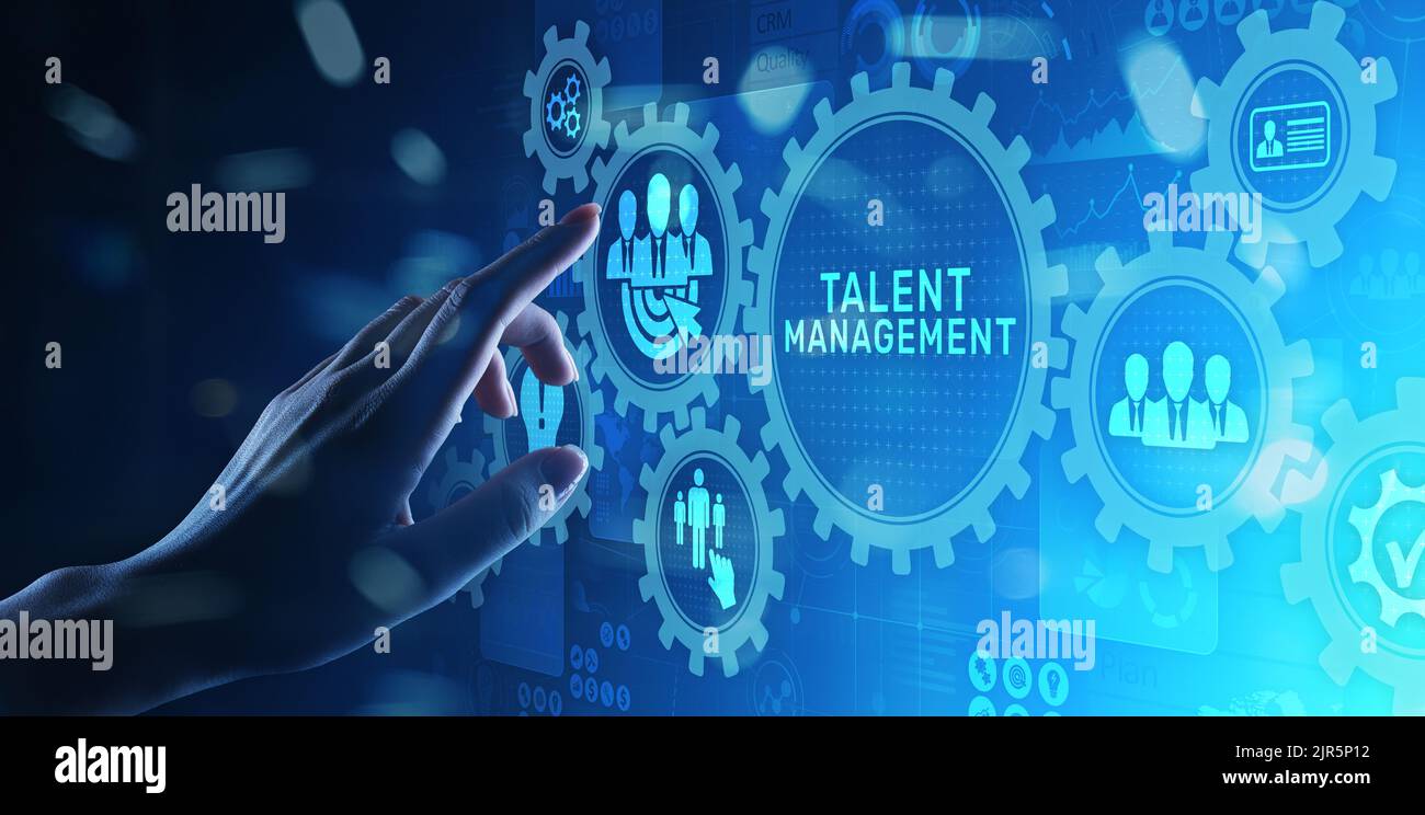 Talent management HR human resources management Team building concept ...