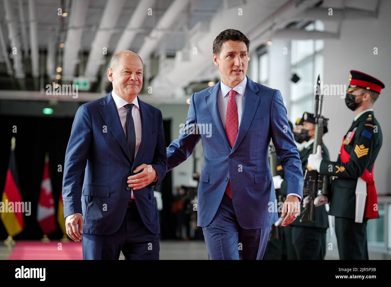 Montreal, Canada. 22nd Aug, 2022. German Chancellor Olaf Scholz (SPD ...