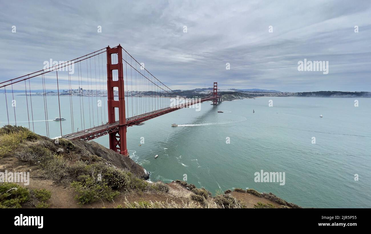 Aerial golden gate bridge in hi-res stock photography and images - Alamy