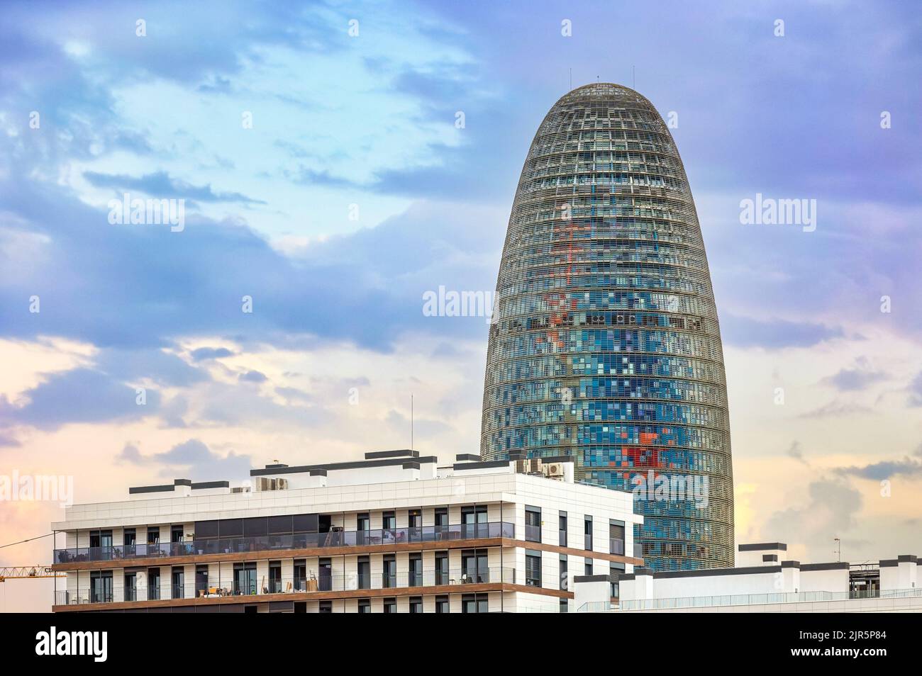 The Agbar Tower or Torre Agbar which was by French architect Jean ...