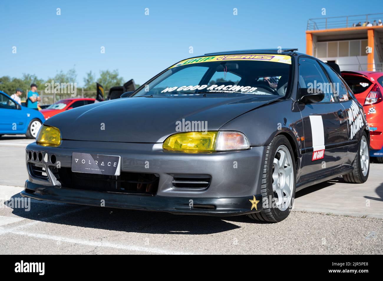 A classic Japanese sports car Honda Civic EG of the fifth generation ...