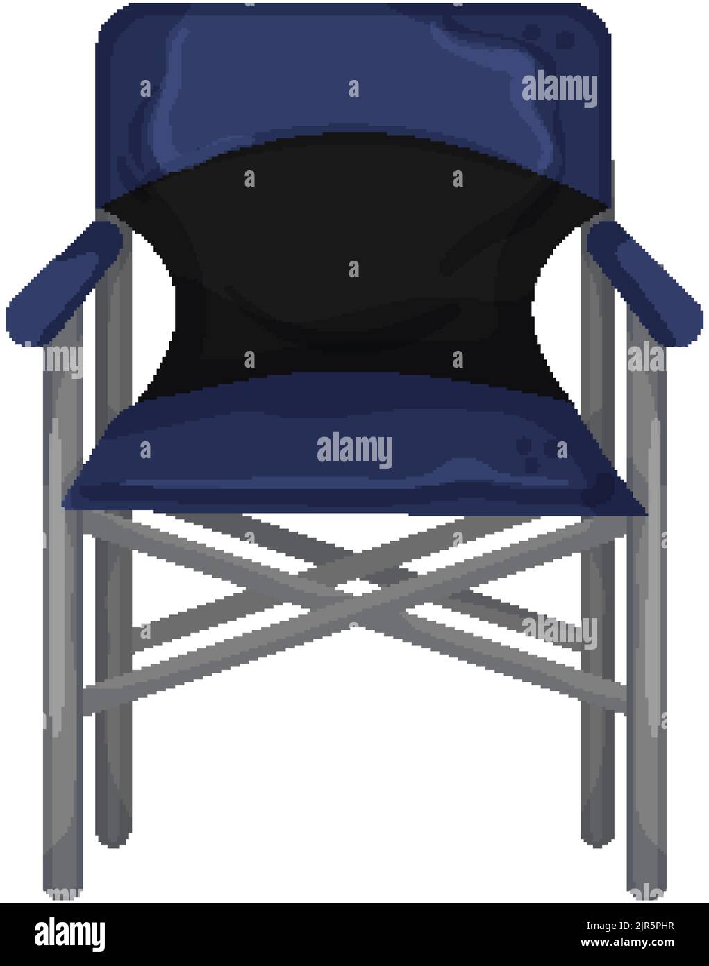 armchair folding chair cartoon vector illustration Stock Vector Image ...