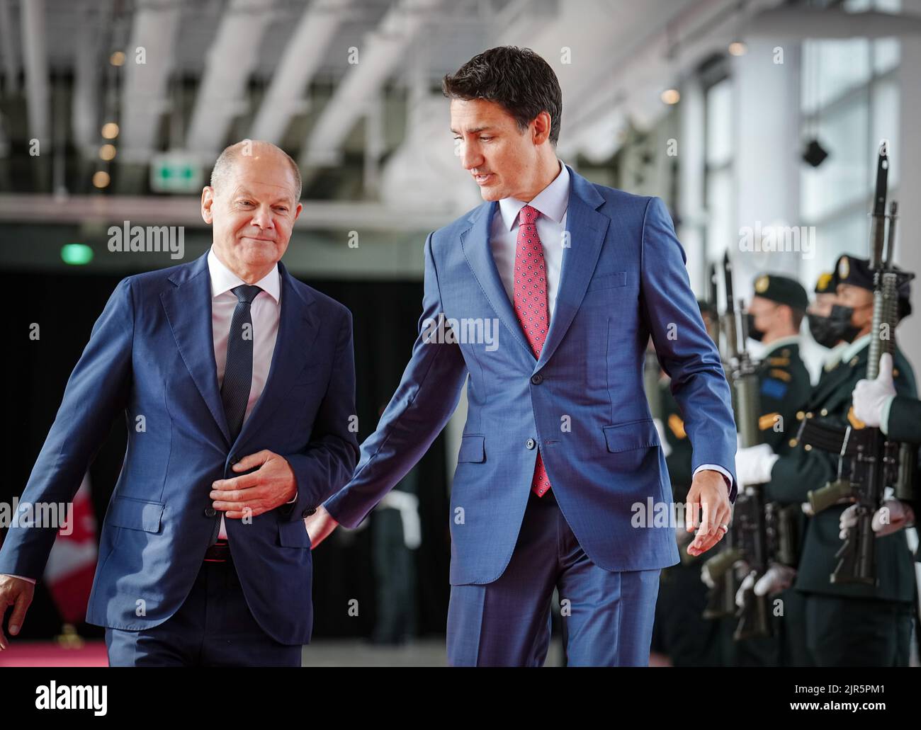 Montreal, Canada. 22nd Aug, 2022. German Chancellor Olaf Scholz (SPD ...