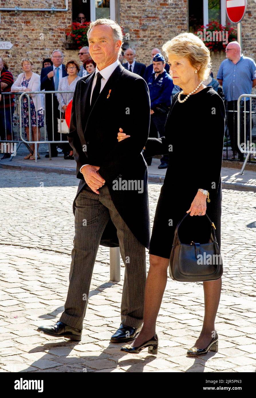 Michel, 14th Prince de Ligne and Princess Eleonora of Orléans-Braganza ...