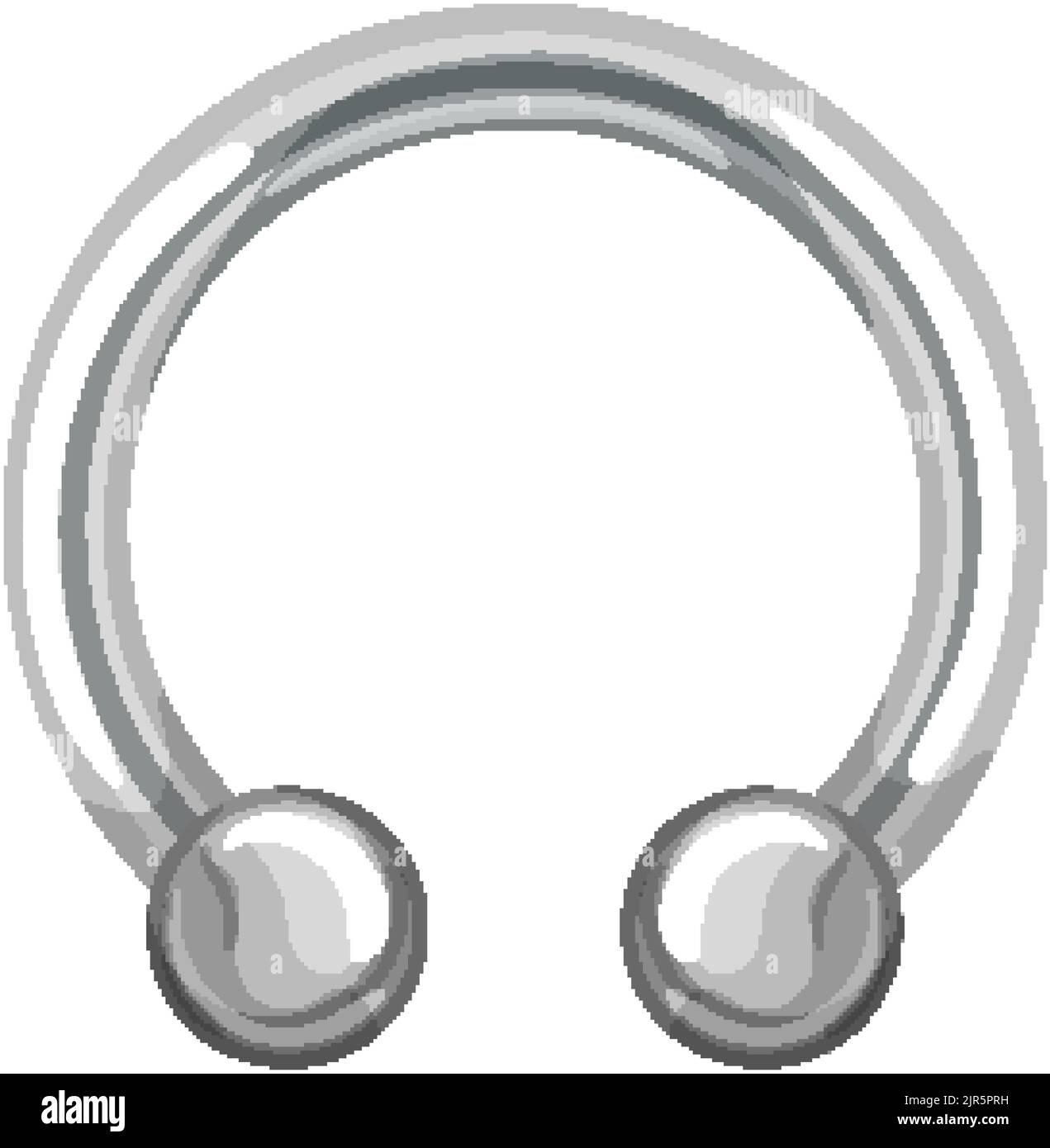 nose piercing ring cartoon vector illustration Stock Vector Image & Art ...