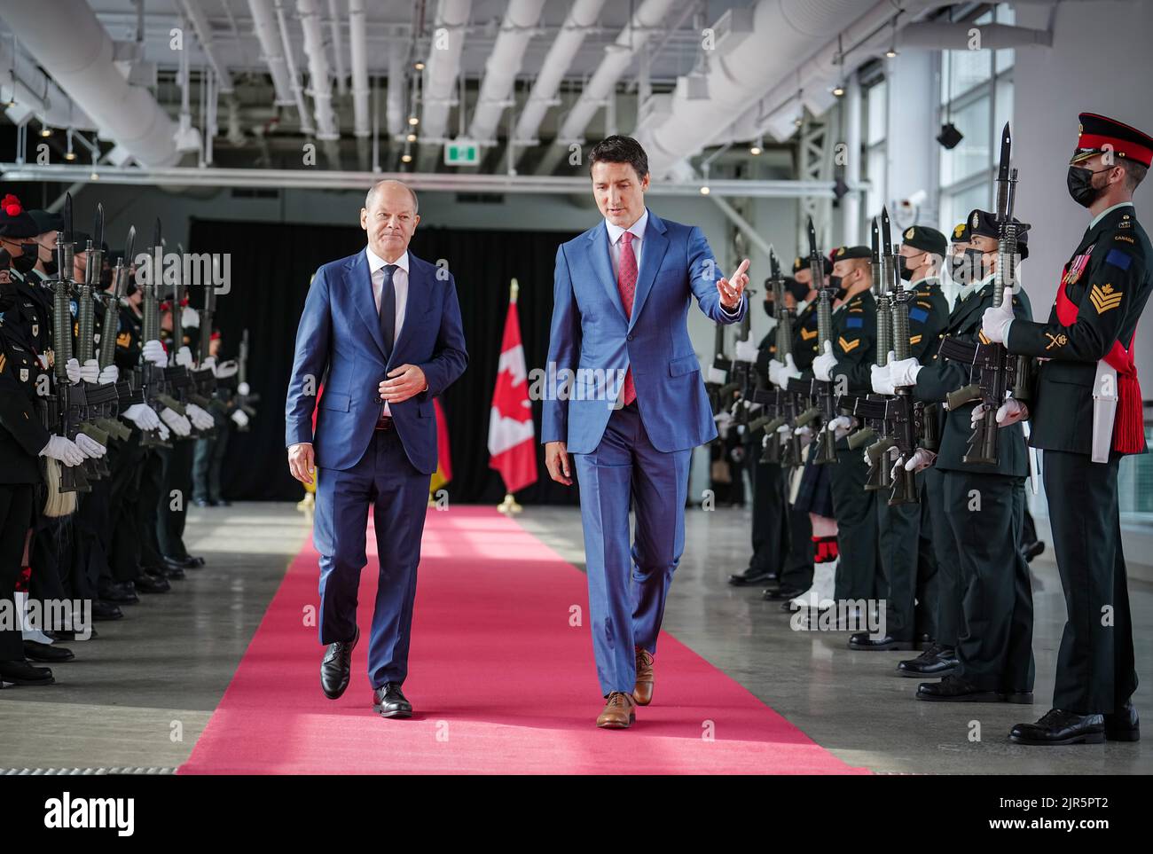 Montreal, Canada. 22nd Aug, 2022. German Chancellor Olaf Scholz (SPD ...