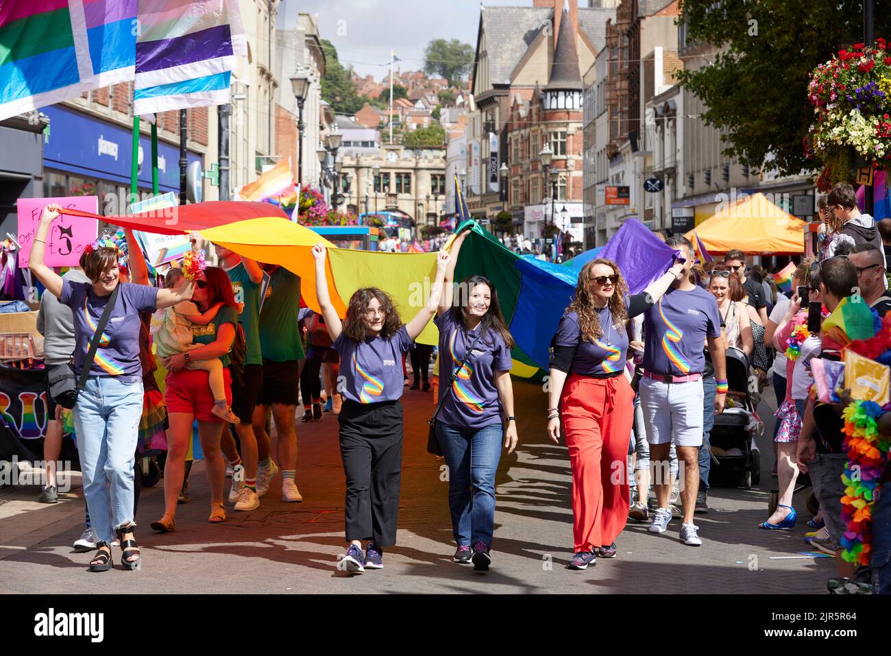 Lincoln pride parade hi-res stock photography and images - Alamy