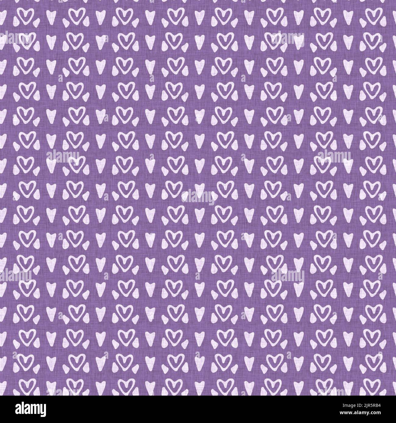 Gender neutral love heart seamless raster background. Simple purple ...