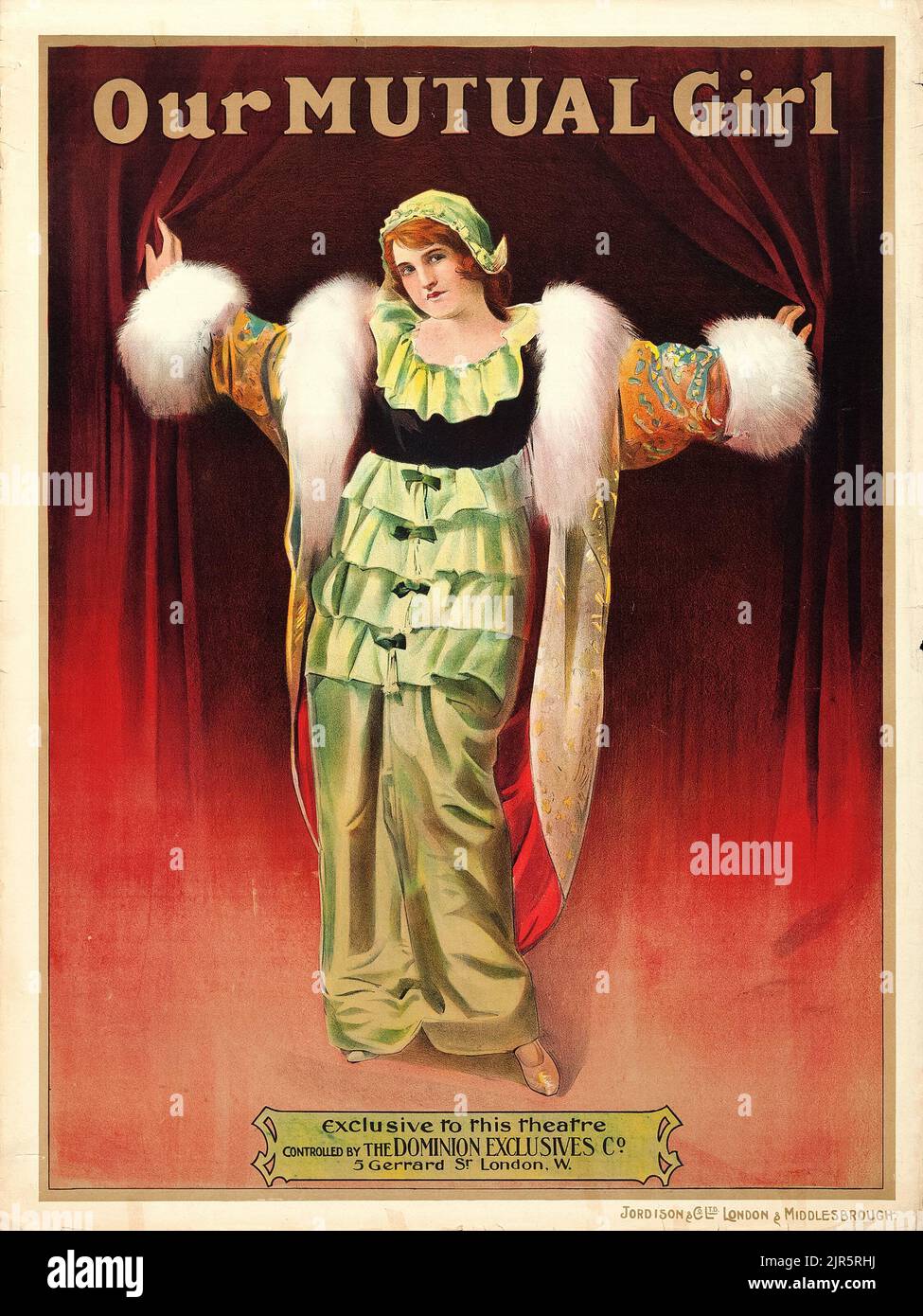 Vintage film poster - Our Mutual Girl (Mutual: Dominion Exclusives Co ...
