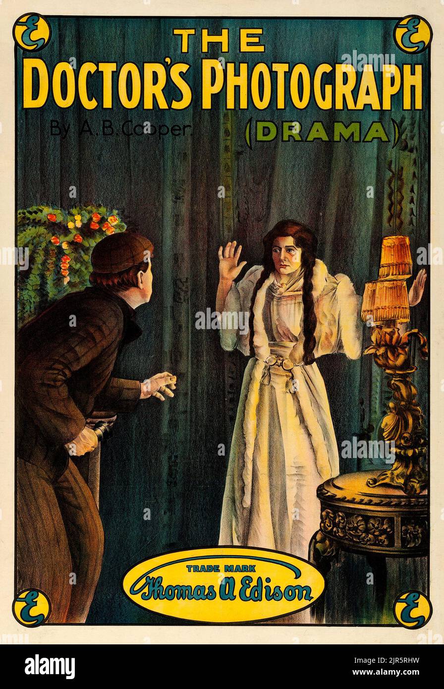 Vintage film poster - The Doctor's Photograph (Thomas A. Edison, Inc ...