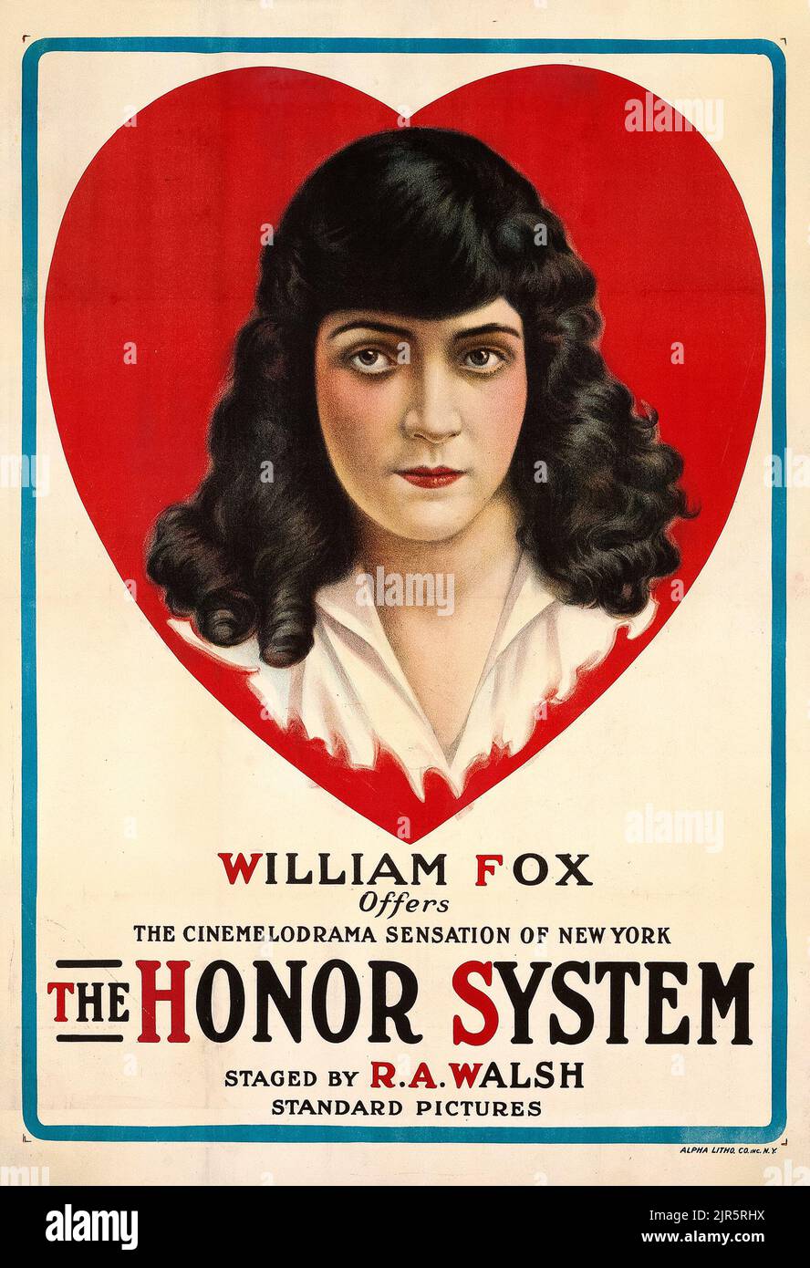 Vintage film poster - The Honor System (Fox, 1917 Stock Photo - Alamy