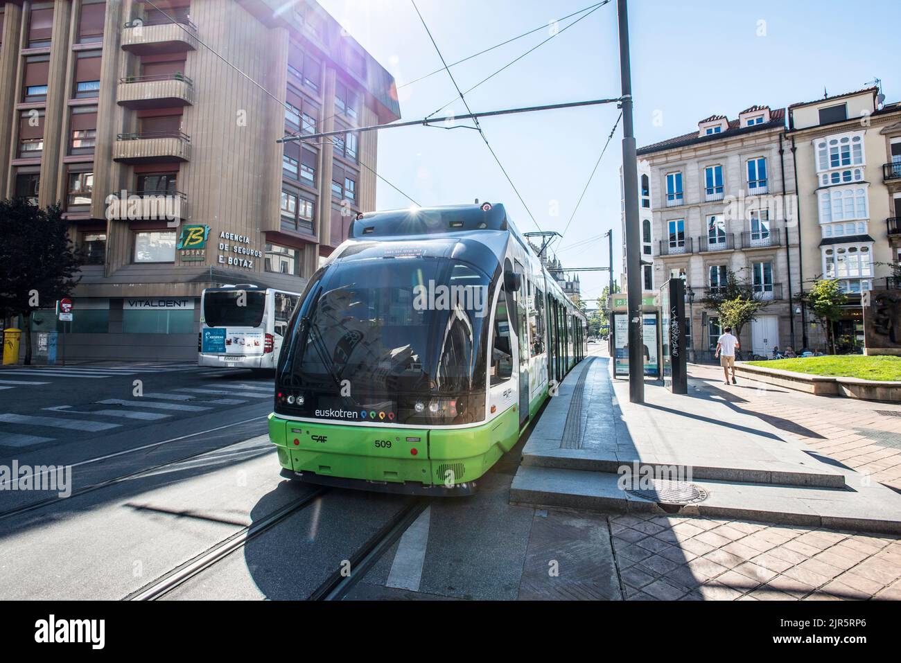 Tramway rail railway lightrail hi-res stock photography and images - Alamy