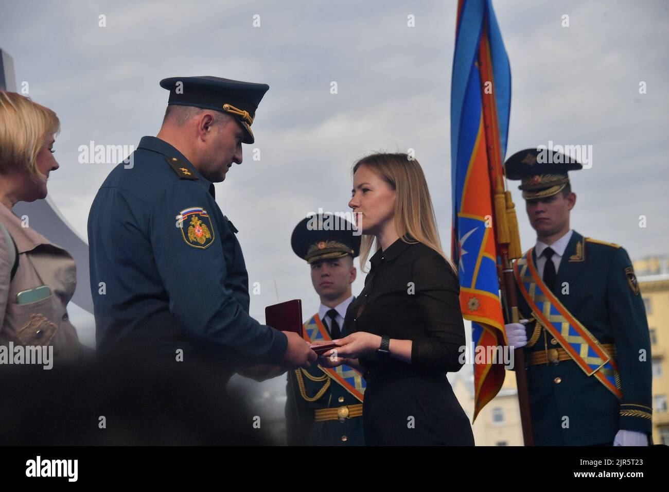 Moscow. The Minister of Civil Defence, Emergencies and Disaster Relief ...