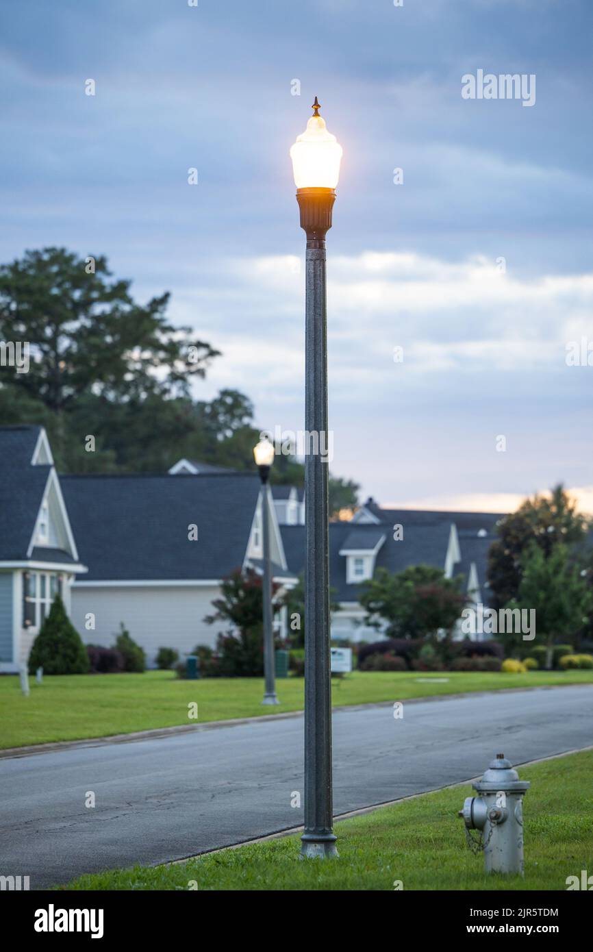 A close up image of a street light Stock Photo - Alamy