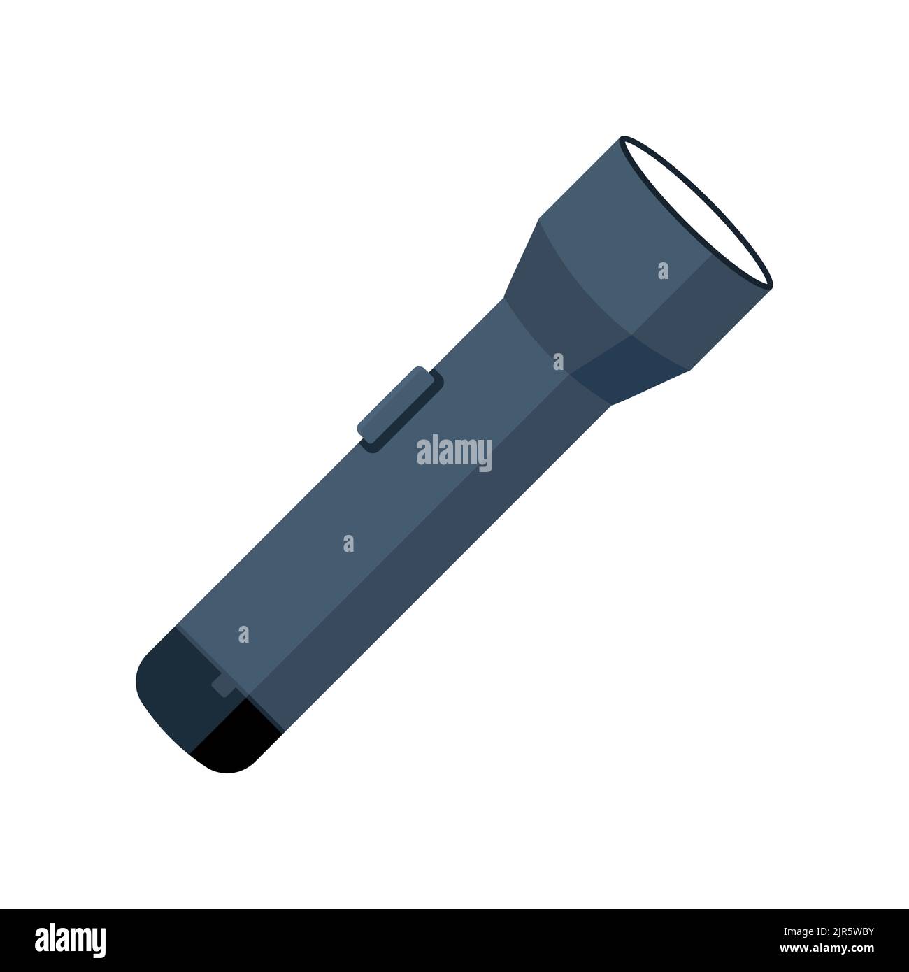 Flashlight Torch Hand Illustration Pocket Vector Light Lamp Lantern