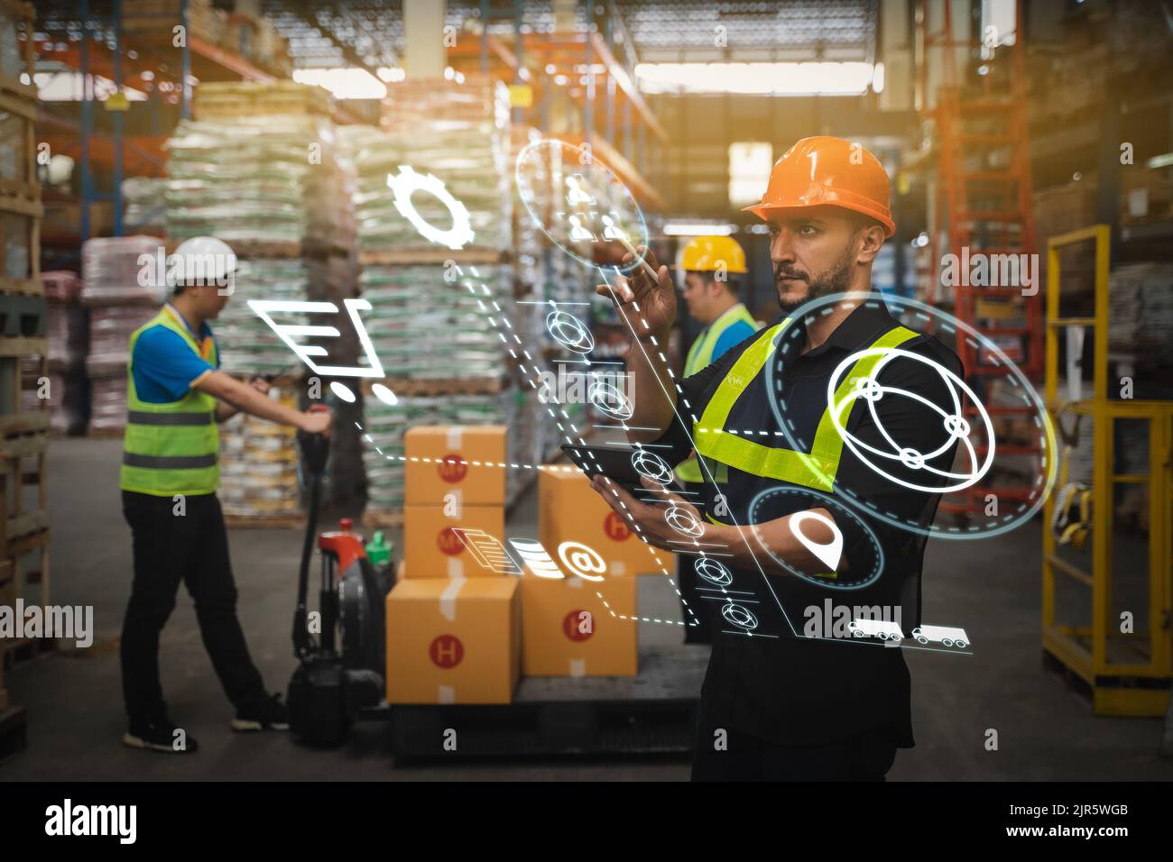 business technology global logistics cargo delivery transportation ...