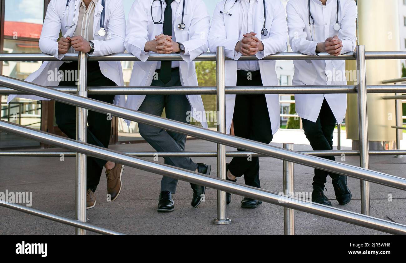 medicine professionals staff. people - doctor, nurse and surgeon. a ...