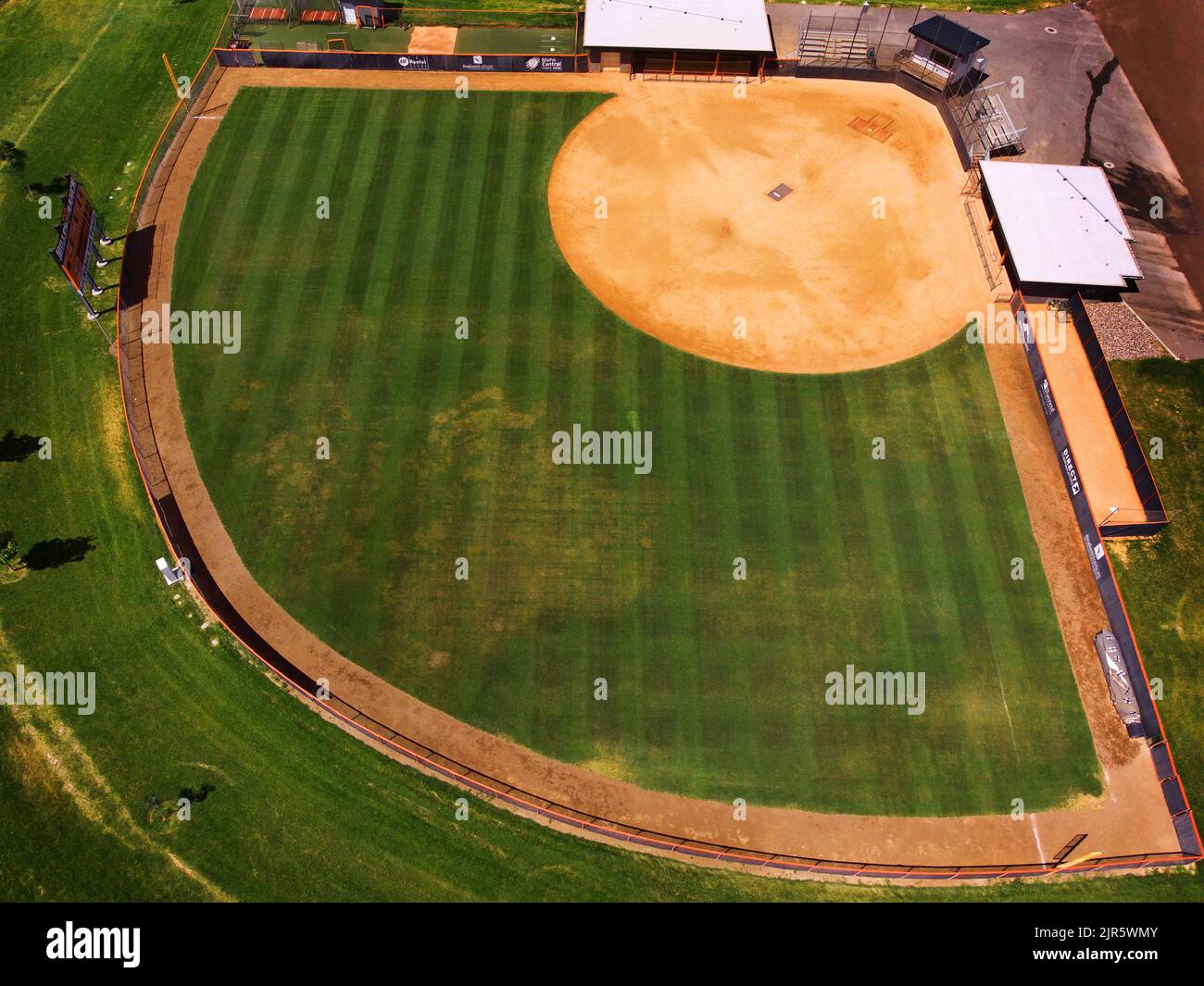 Baseball field diamond aerial hi-res stock photography and images - Alamy