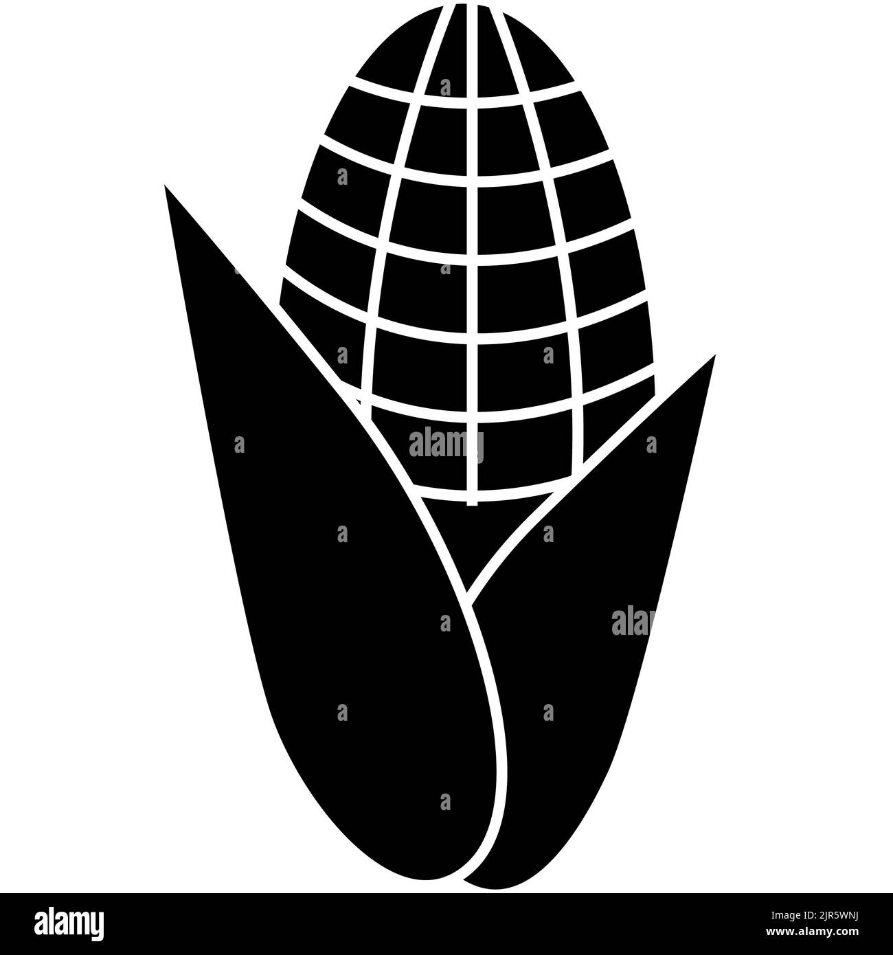 corn icon on white background. corn sign. flat style Stock Photo - Alamy