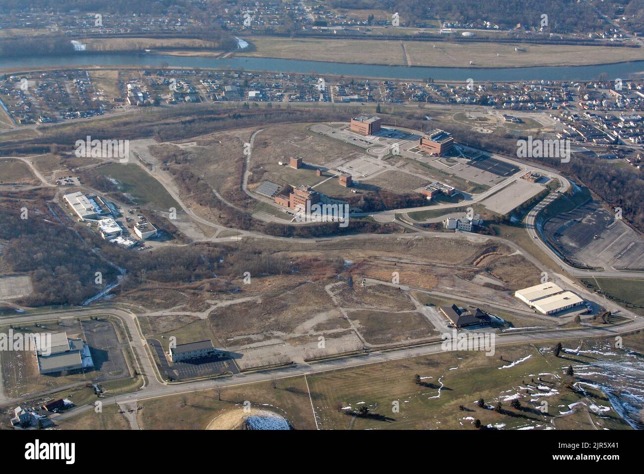 Aerial Images of the Mound Site in Miamisburg, Ohio. This series ...